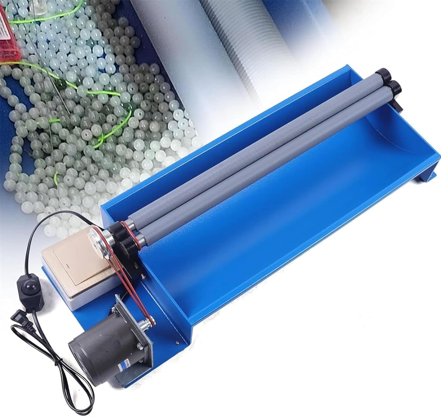 Amazon.com: HDCCDM Semi-Automatic Beads Machine, 1450rpm/min Beading ...