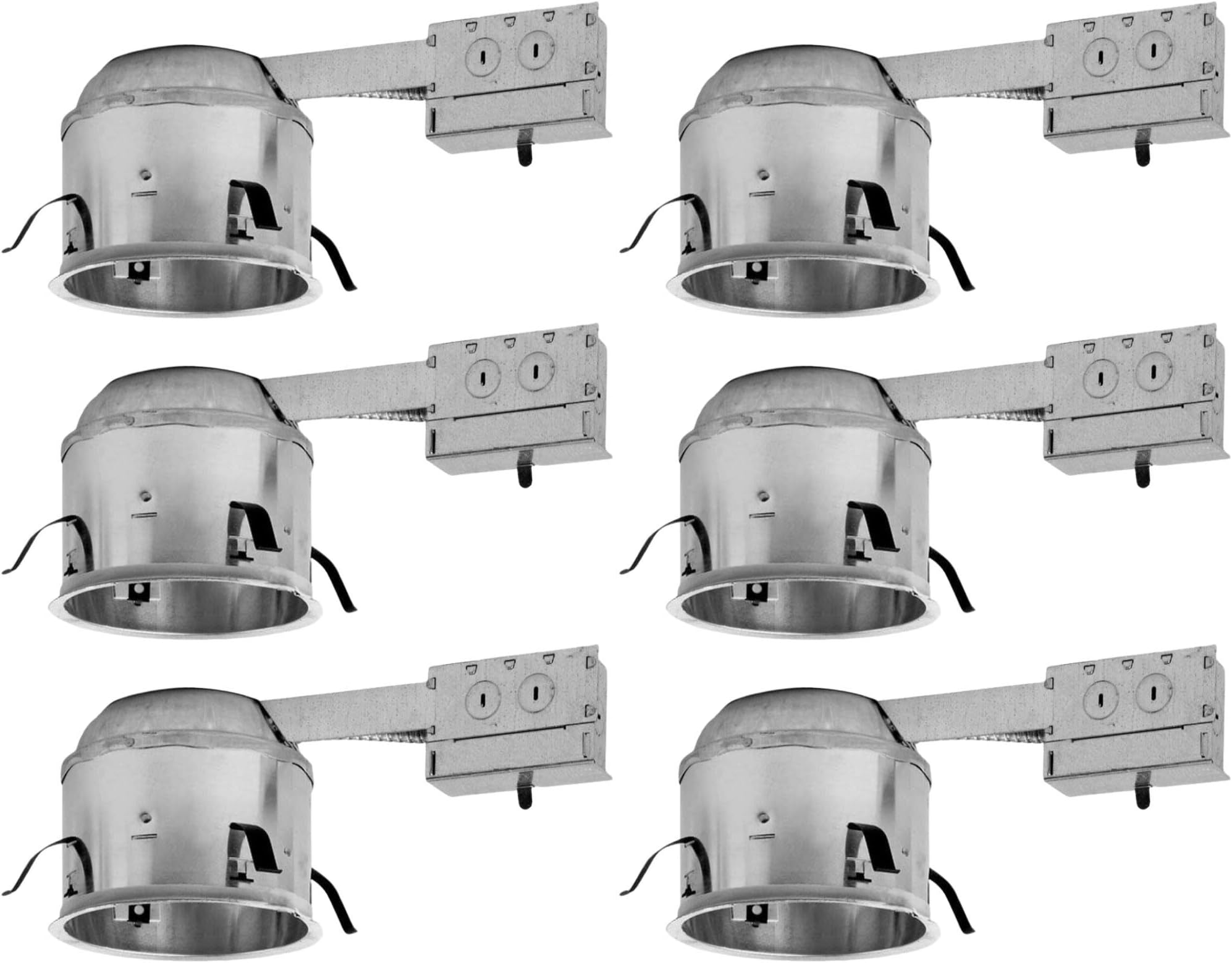 Four-Bros Lighting RM5/LED 5 Inch 6 Pack-5" LED Recessed Remodel Can ...