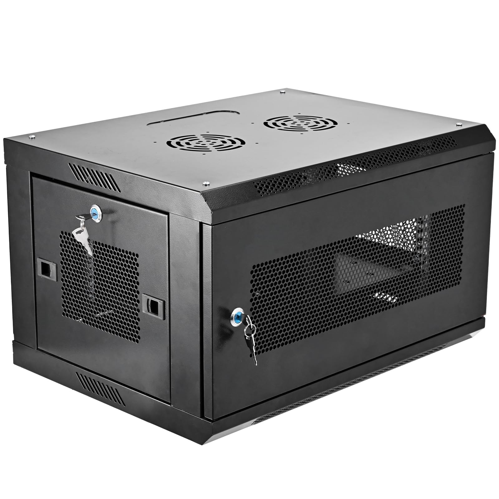 Anman 6U Wall Mount Data Cabinet 20.5-inch Switch Depth for Home ...