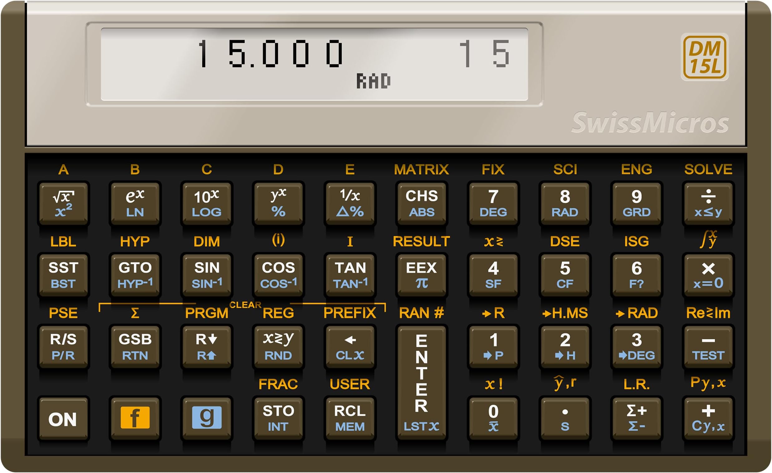 HP 15C Scientific Calculator - Collector's Edition : Amazon.fr ...
