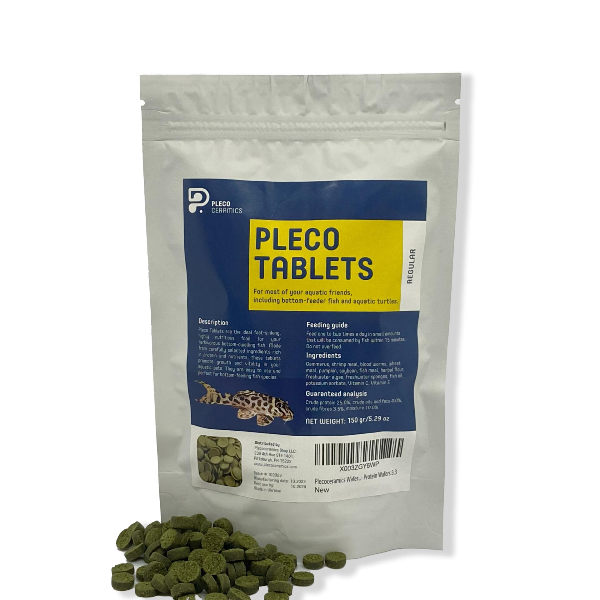 Snapklik.com : Plecoceramics Pleco Wafers Universal Fish Food For Most ...