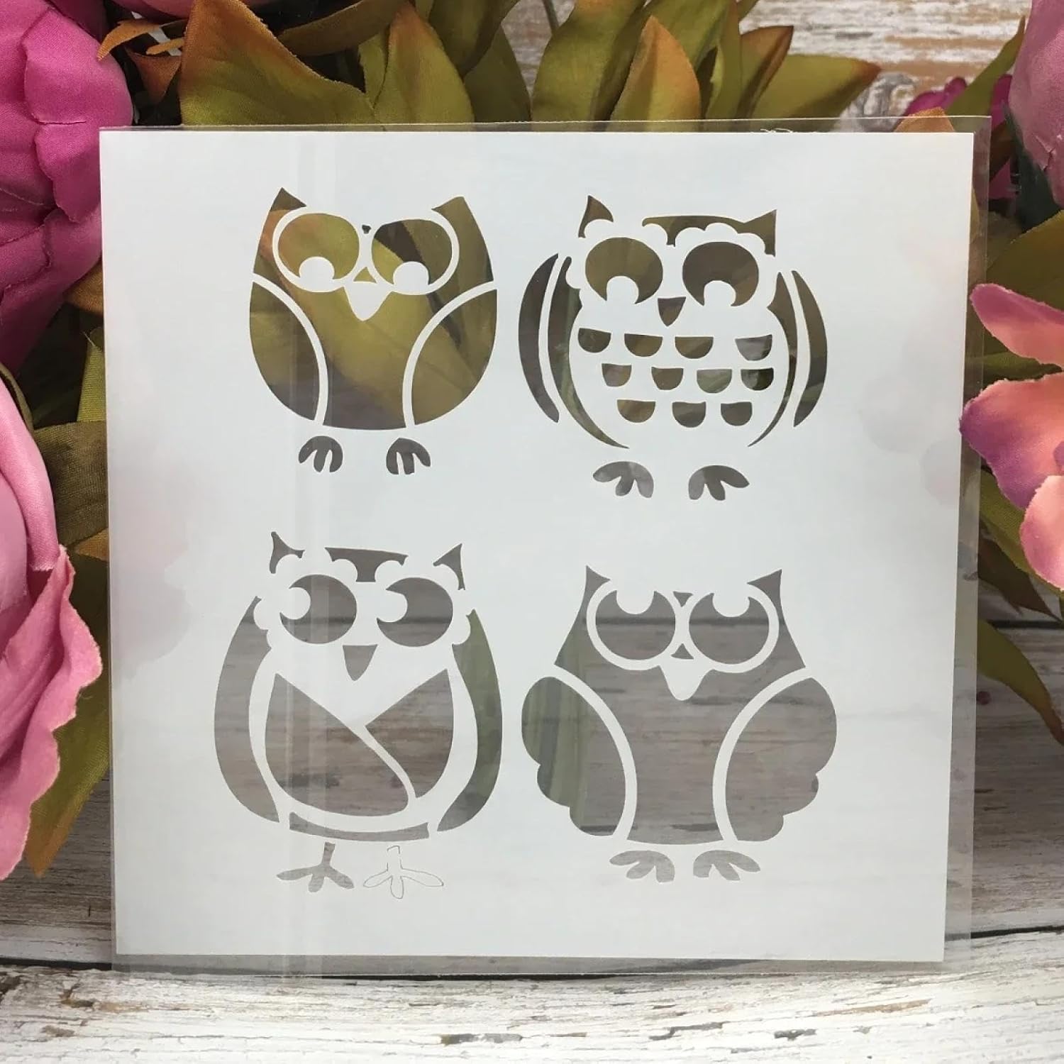 Amazon.com : Stencils for Painting,13cm Ginkgo Leaves Stencil Kit for ...