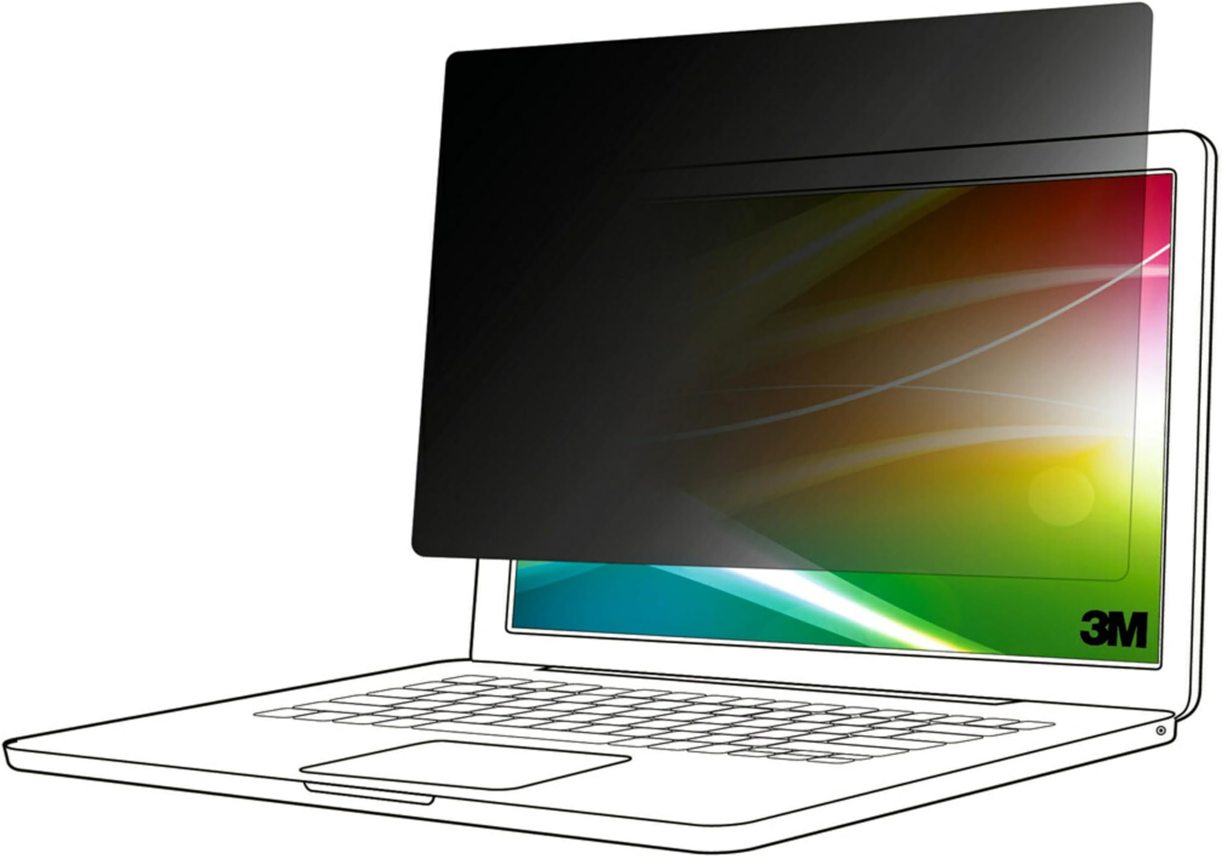 Amazon.com: 3M Bright Screen Privacy Filter for 16in Laptop, 16:10 ...