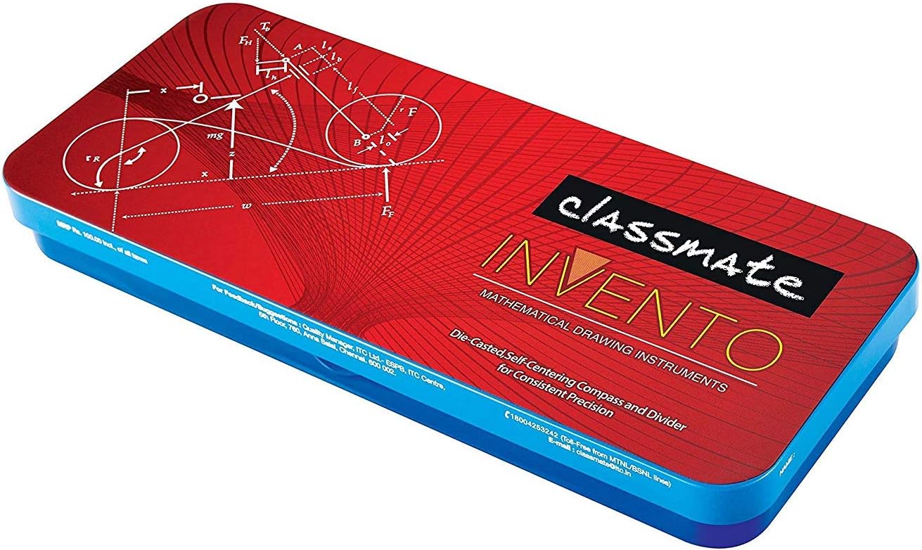 Classmate Invento Geometric Box Pack of 2 : Amazon.in: Office Products