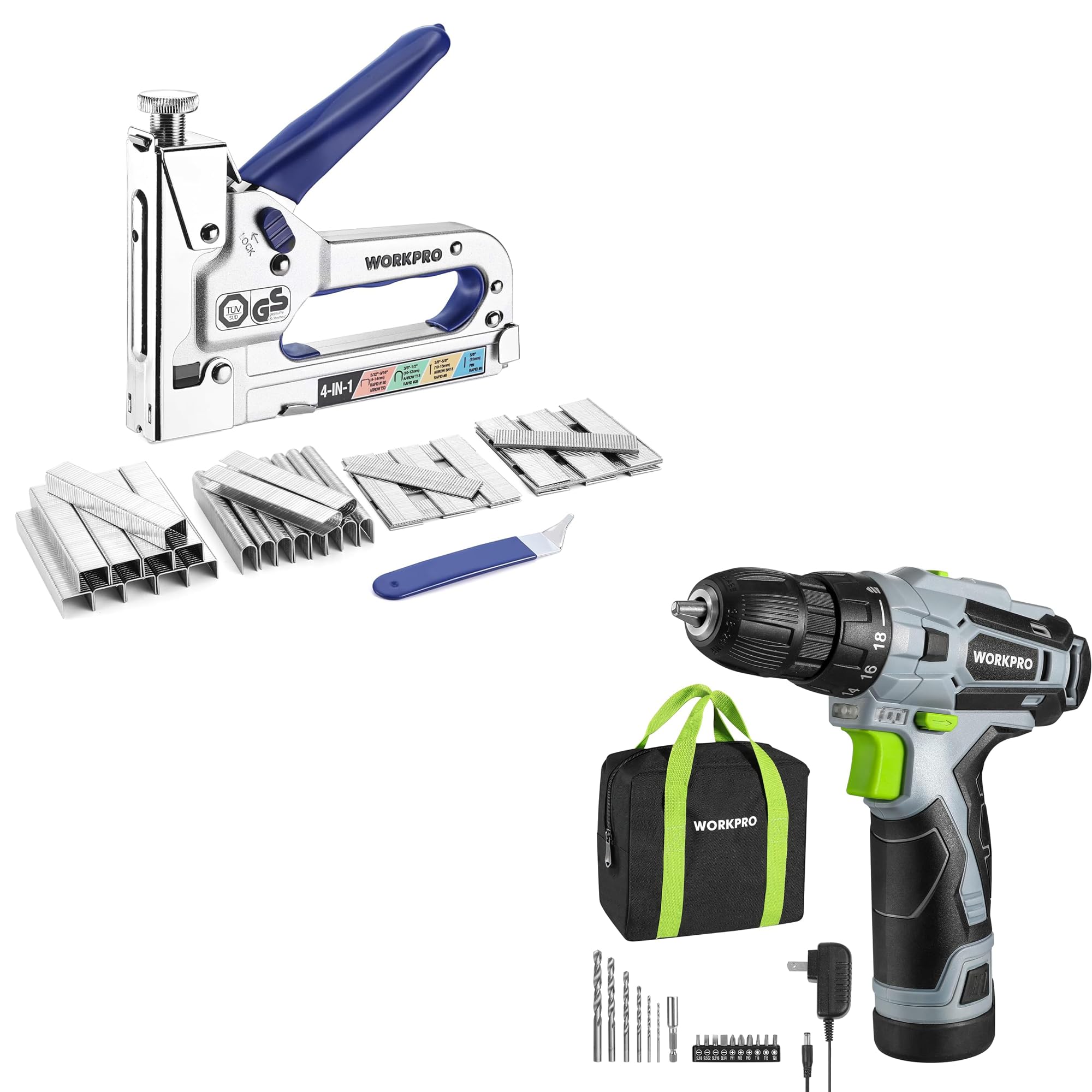 Good Merry Christmas Gift, WORKPRO 4-in-1 Staple Gun and WORKPRO ...