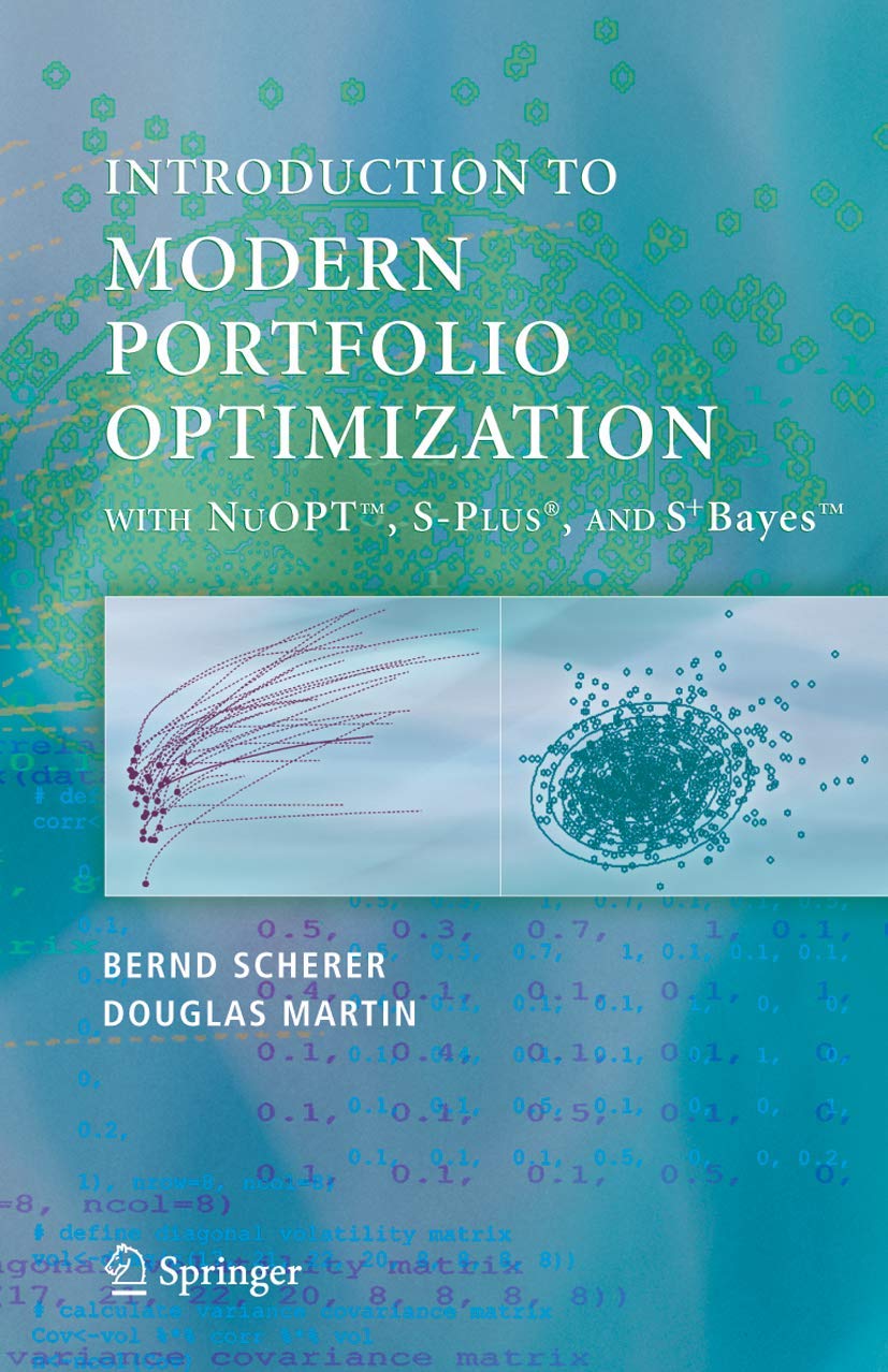 Amazon.com: Introduction to Modern Portfolio Optimization with NuOPT, S ...