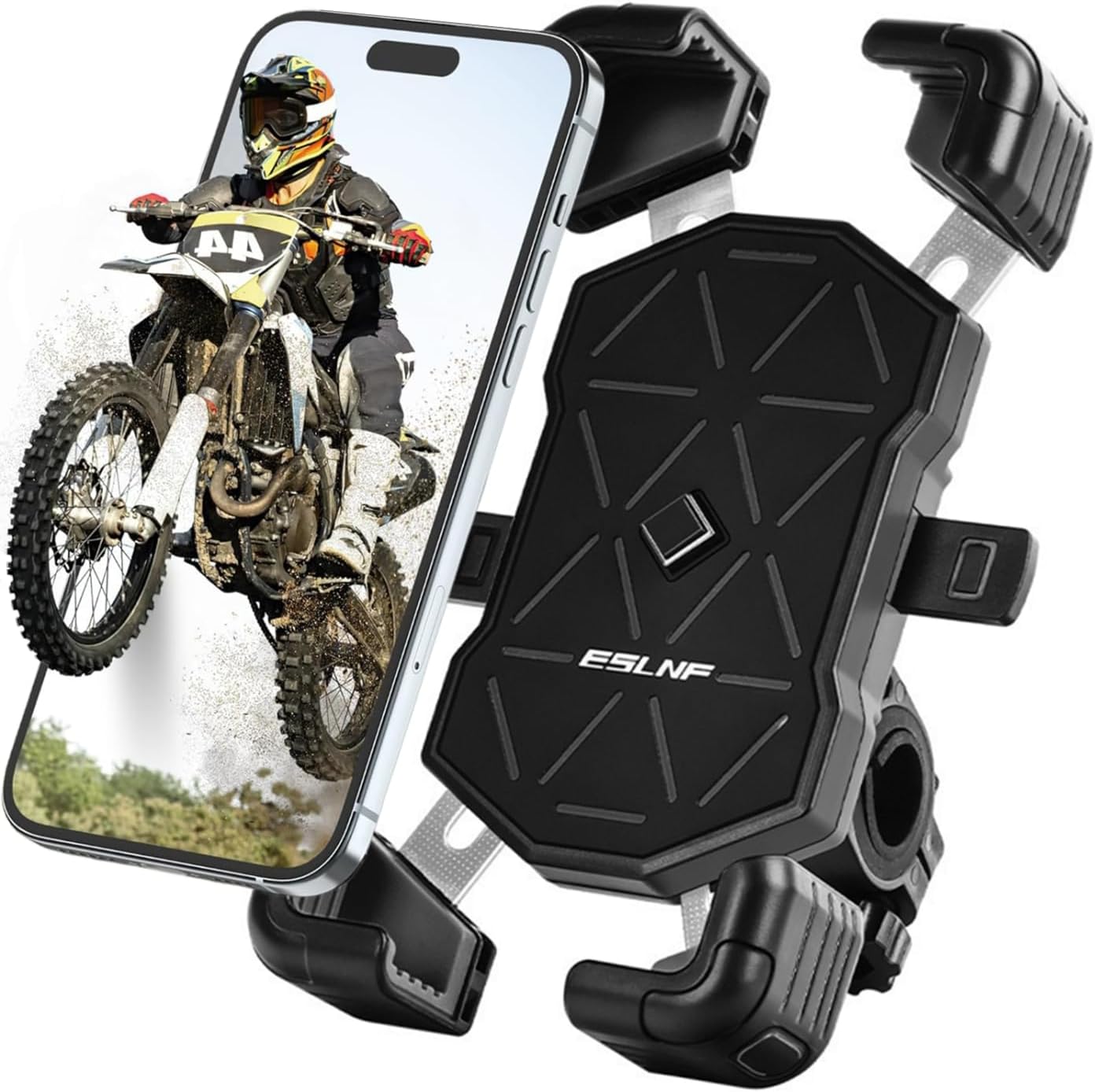 Amazon.com: Ichiha Bike Phone Holder, Motorcycle Phone Mount - Easy ...