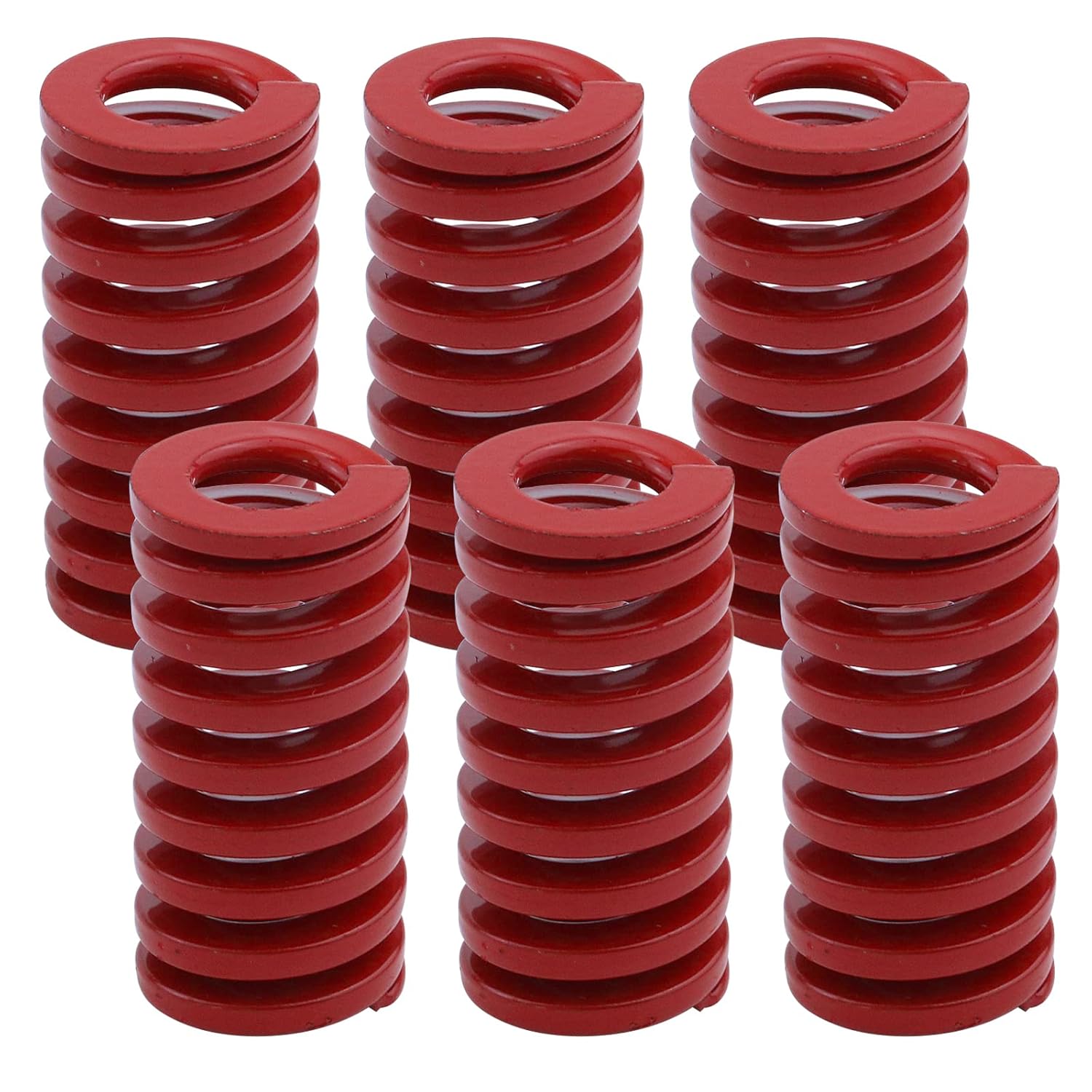 Antrader 6-Pack Red Medium Load Press Compression Mould Die Spring, 1. ...