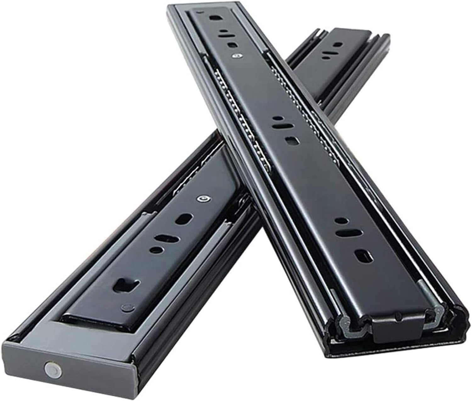 Amazon.com: Drawer Runners Cabinet Slides Replacement Rails Guide Metal ...