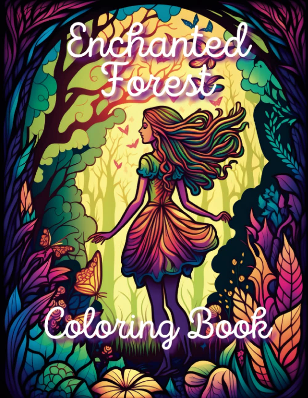 Amazon.com: Enchanted Forest Coloring Book: Creative and Relaxing ...