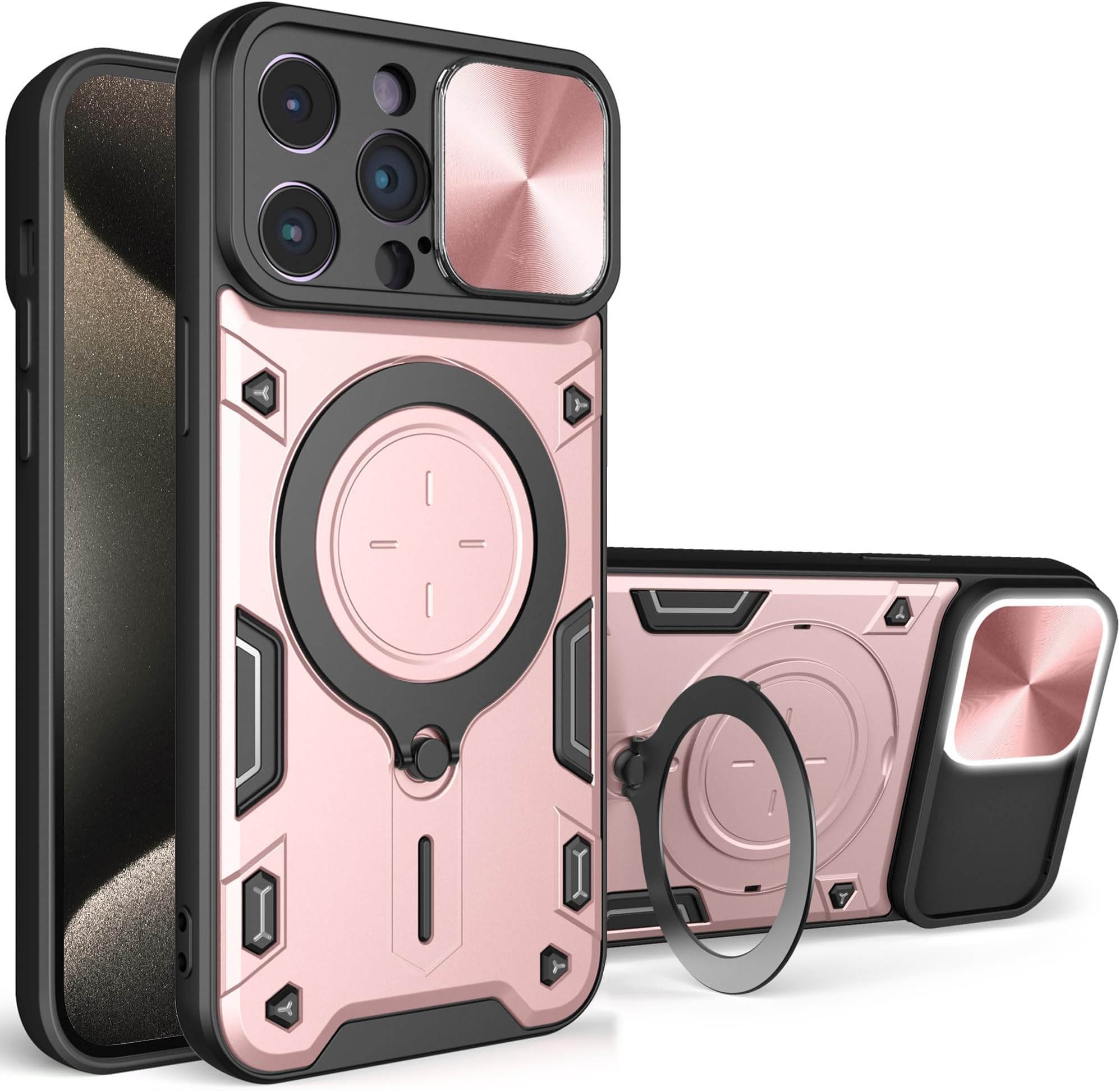 Amazon.com: YZOK for iPhone 12 Mini Case,with Slide Camera Cover HD ...