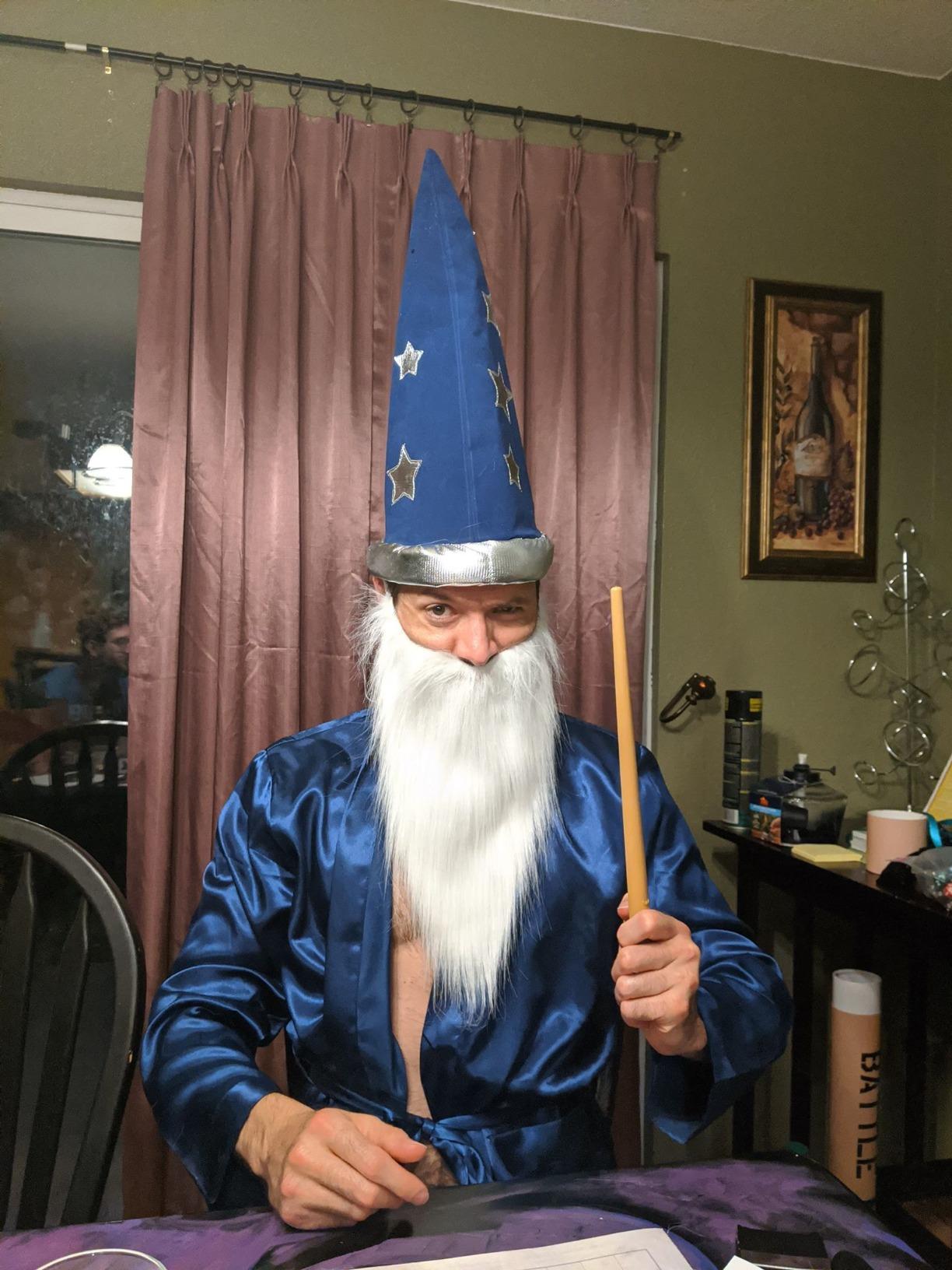 Amazon.com: Funny Party Hats Magic Wizard Costume - Wizard Costume Hat ...