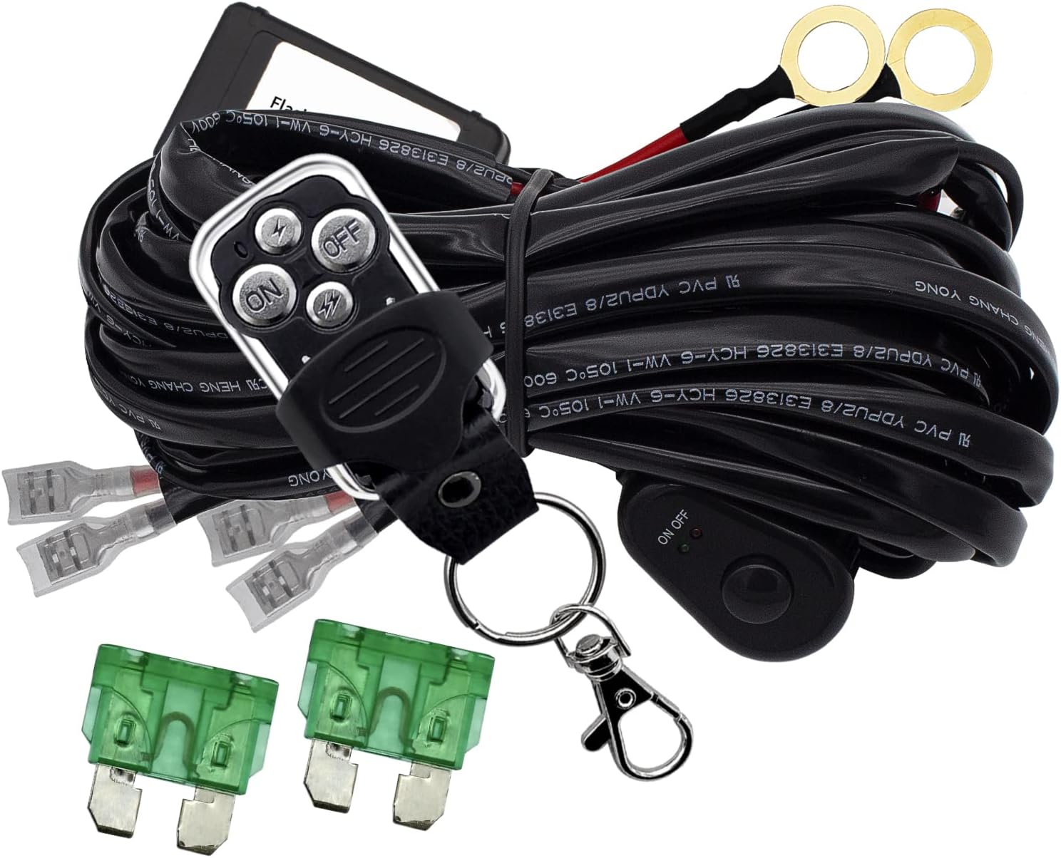 Amazon.com: LEADTOPS Heavy Duty LED Light Bar 400Watts Load Wiring ...