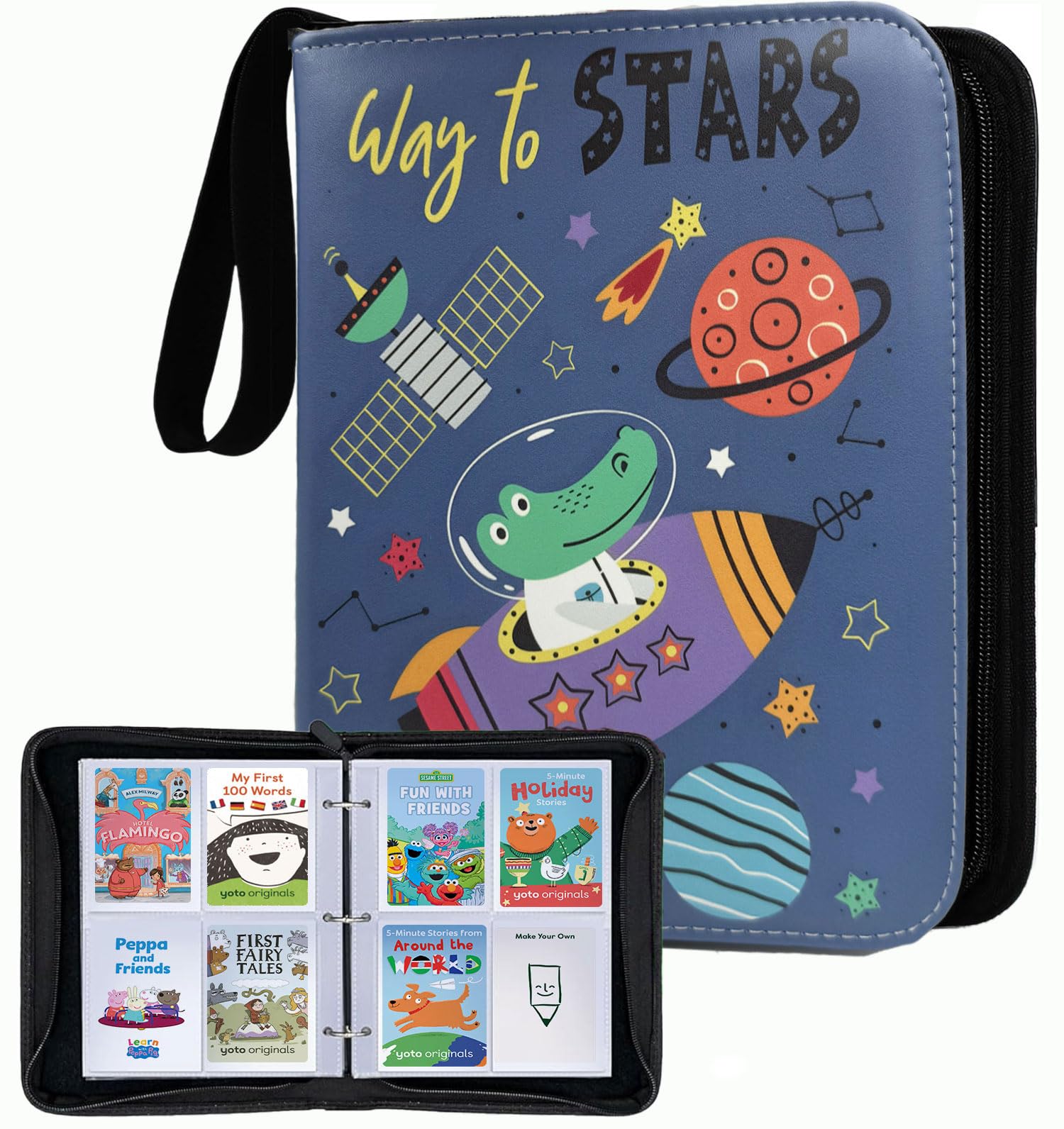 Amazon.com: Card Holder for Yoto Cards 120 Cards Capacity Card Case ...