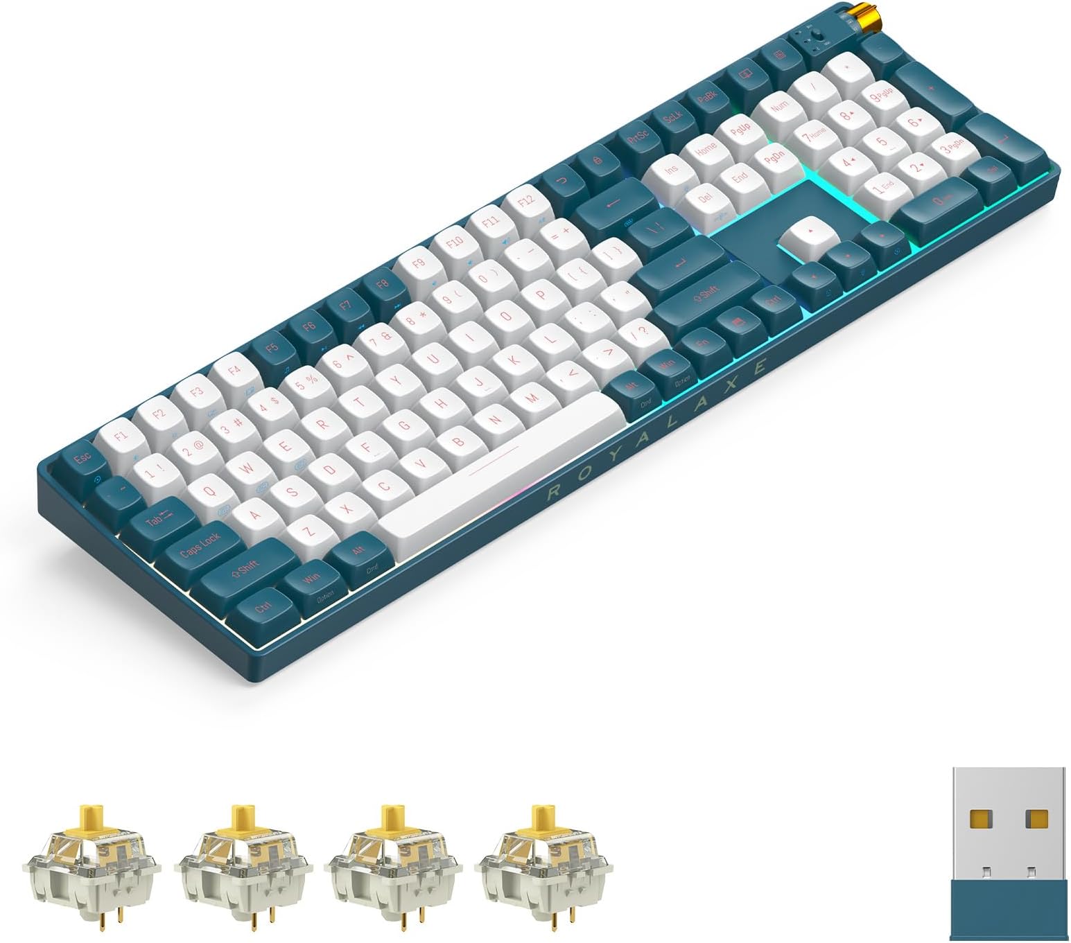 Amazon.com: Montech MKey Mechanical Gaming Keyboard: Customizable RGB ...
