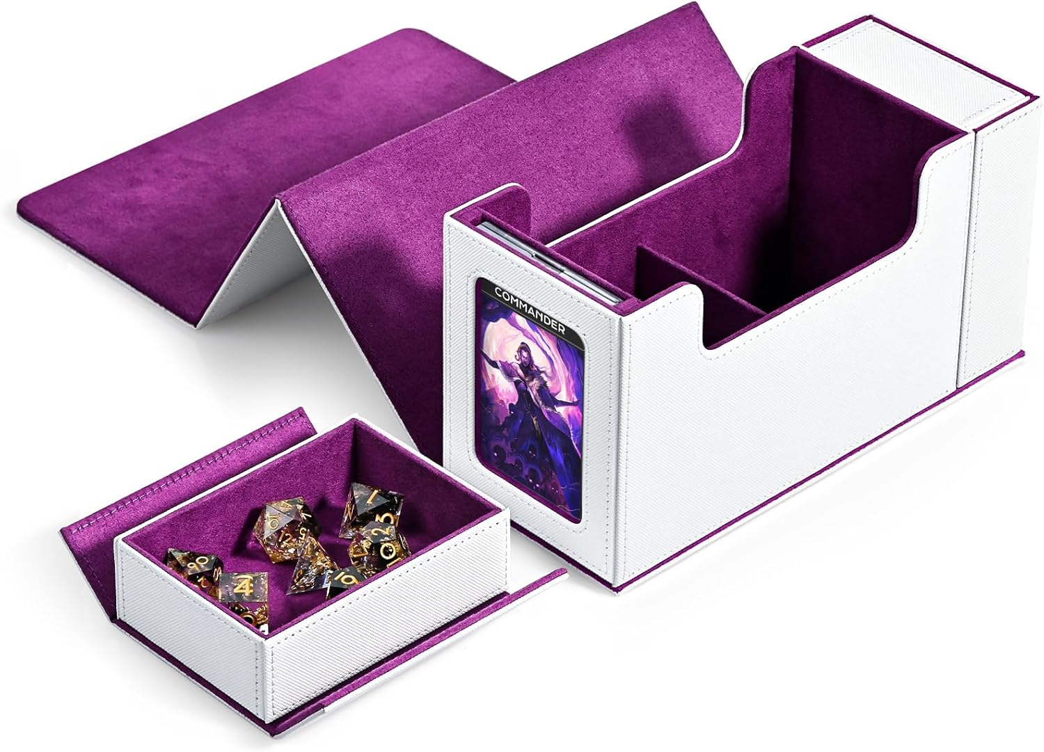 Amazon.com: ZLCA MTG Commander Deck Box with Display Window,Card Deck ...