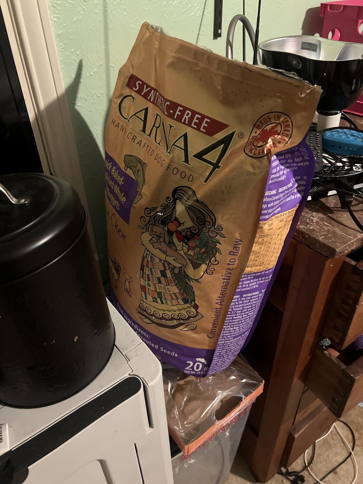 $7/mo - Finance CARNA4 All Life Stages Easy Chew Fish Formula Dry Dog ...