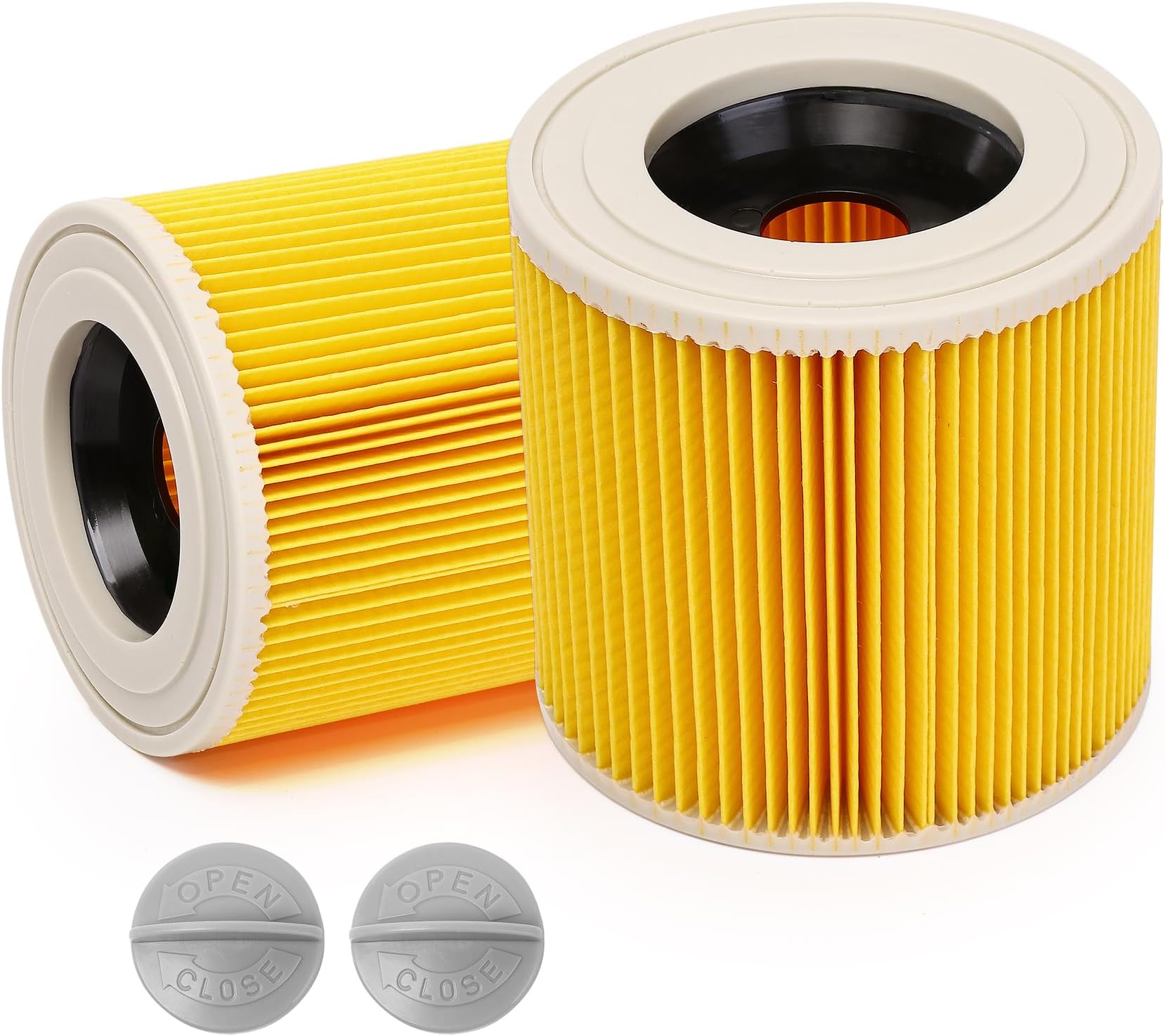 KENSHIRE cartridge filter with steel bracket compatible for Karcher WD ...