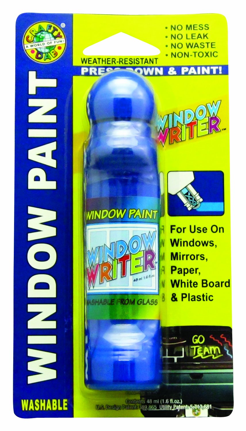 Amazon.com : Crafty Dab Window Writer - Blue : Art Paints : Arts ...