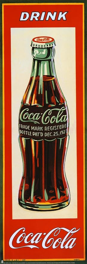 Amazon.com: AllPosters Wall Poster Coca-Cola, 12x36: Posters & Prints