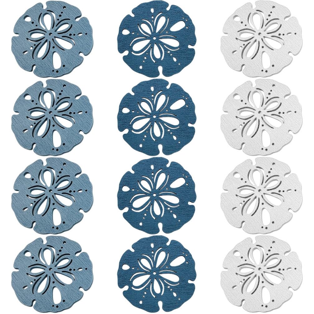 Amazon.com: HOMSFOU Seashells for Decorating 12 Pcs Nautical Wood ...