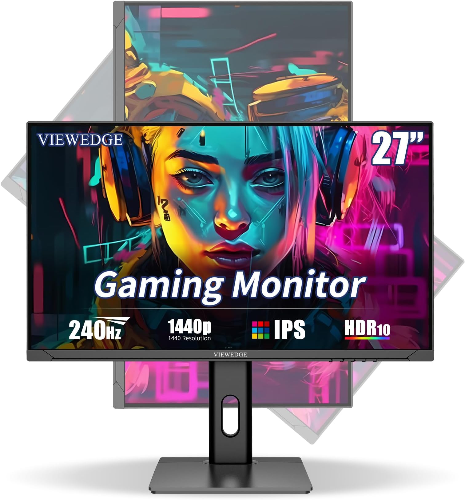 Amazon.com: KTC 24 Inch QHD 2560x1440 IPS Computer Monitor, 100Hz Zero ...