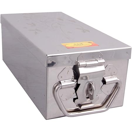 Jayco Cheque Box/Bank Locker Storage Box for Cheque Books ( 12" x 5" x ...