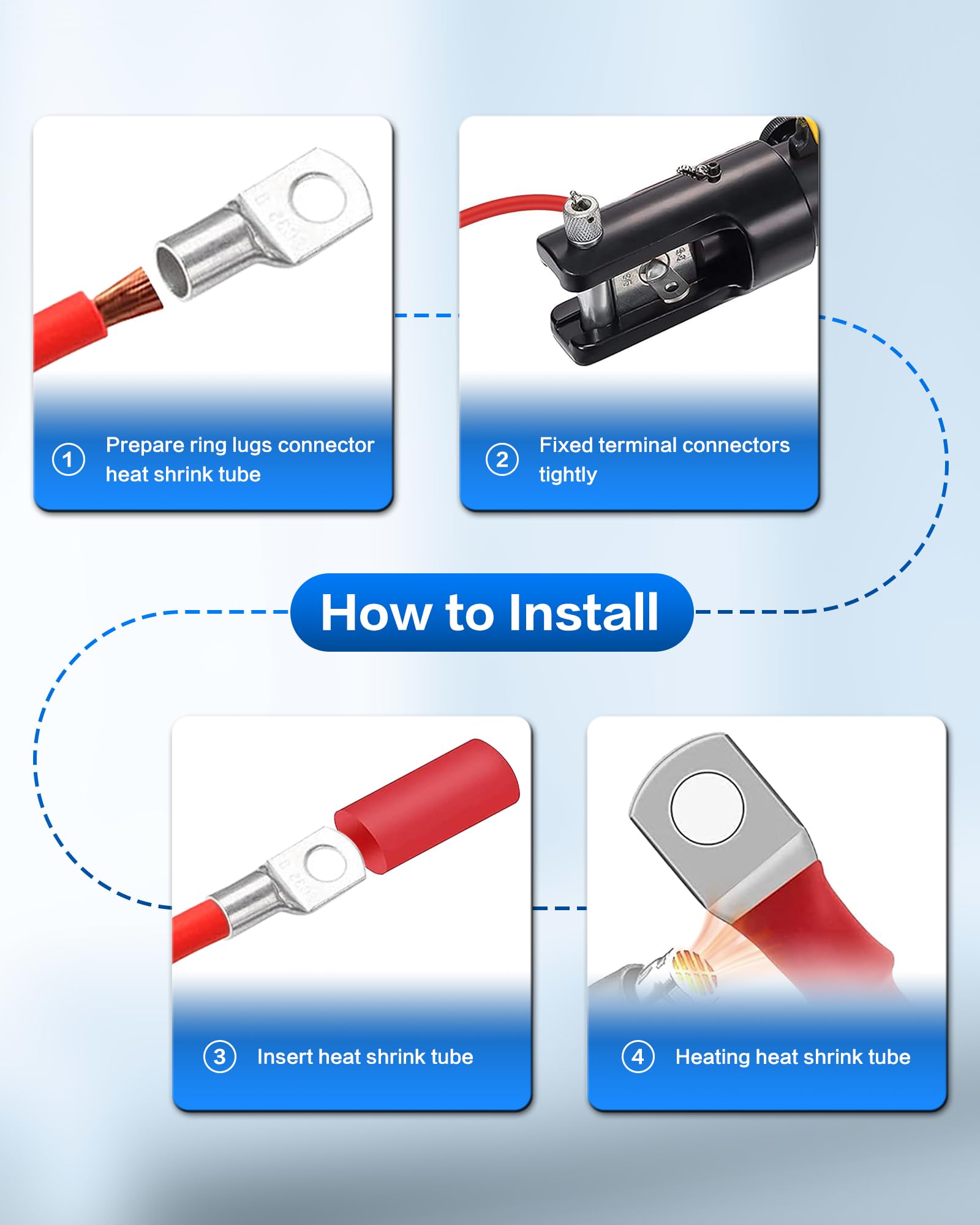 Snapklik.com : Jamgoer 450A Bus Bar 12v Power Distribution Block 6 X 5/16"