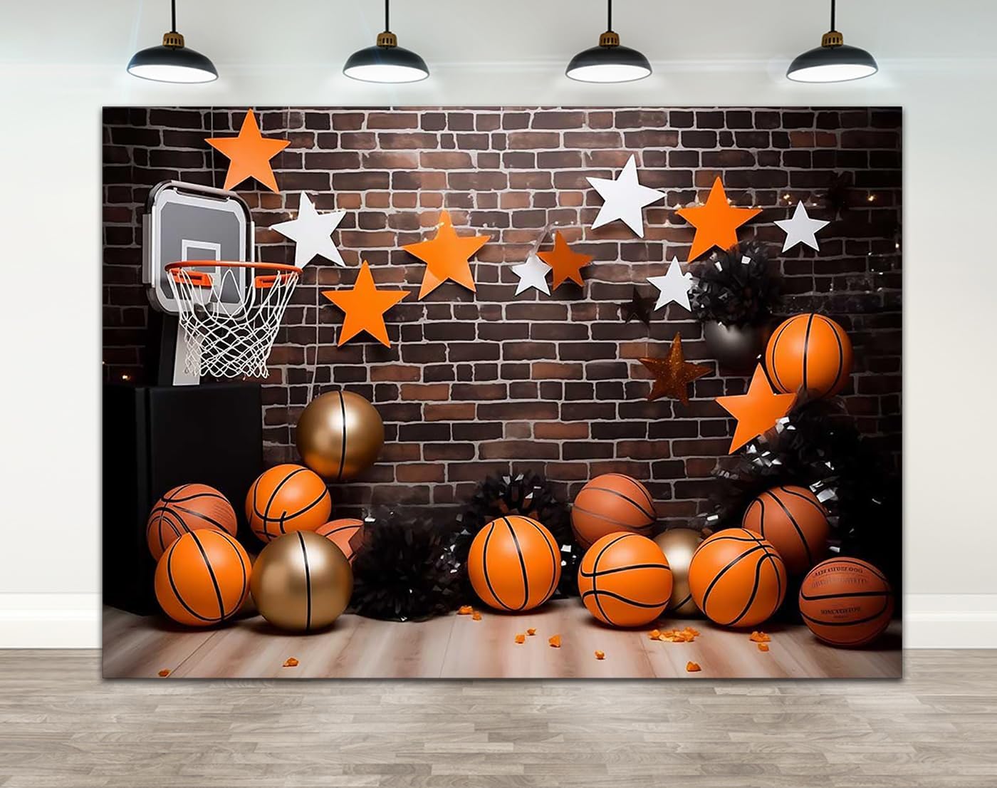 Amazon.com : Ticuenicoa 7×5ft Basketball Photo Backdrop for Photography ...