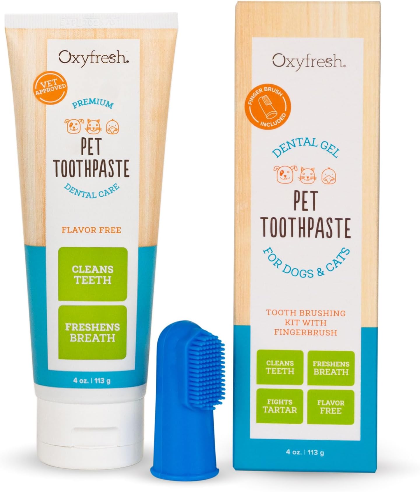 Amazon.com : Oxyfresh Premium Dog Toothpaste and Toothbrush – Best Dog ...