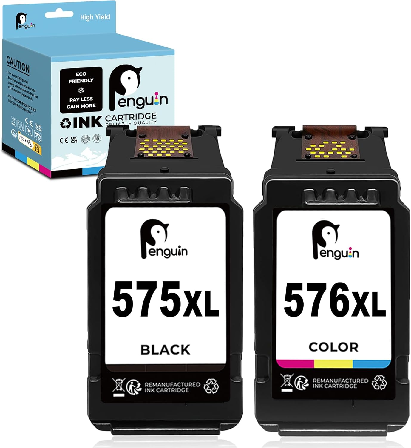 Penguin PG-575XL CL-576XL for Canon 575 XL 576 XL Compatible with Pixma ...