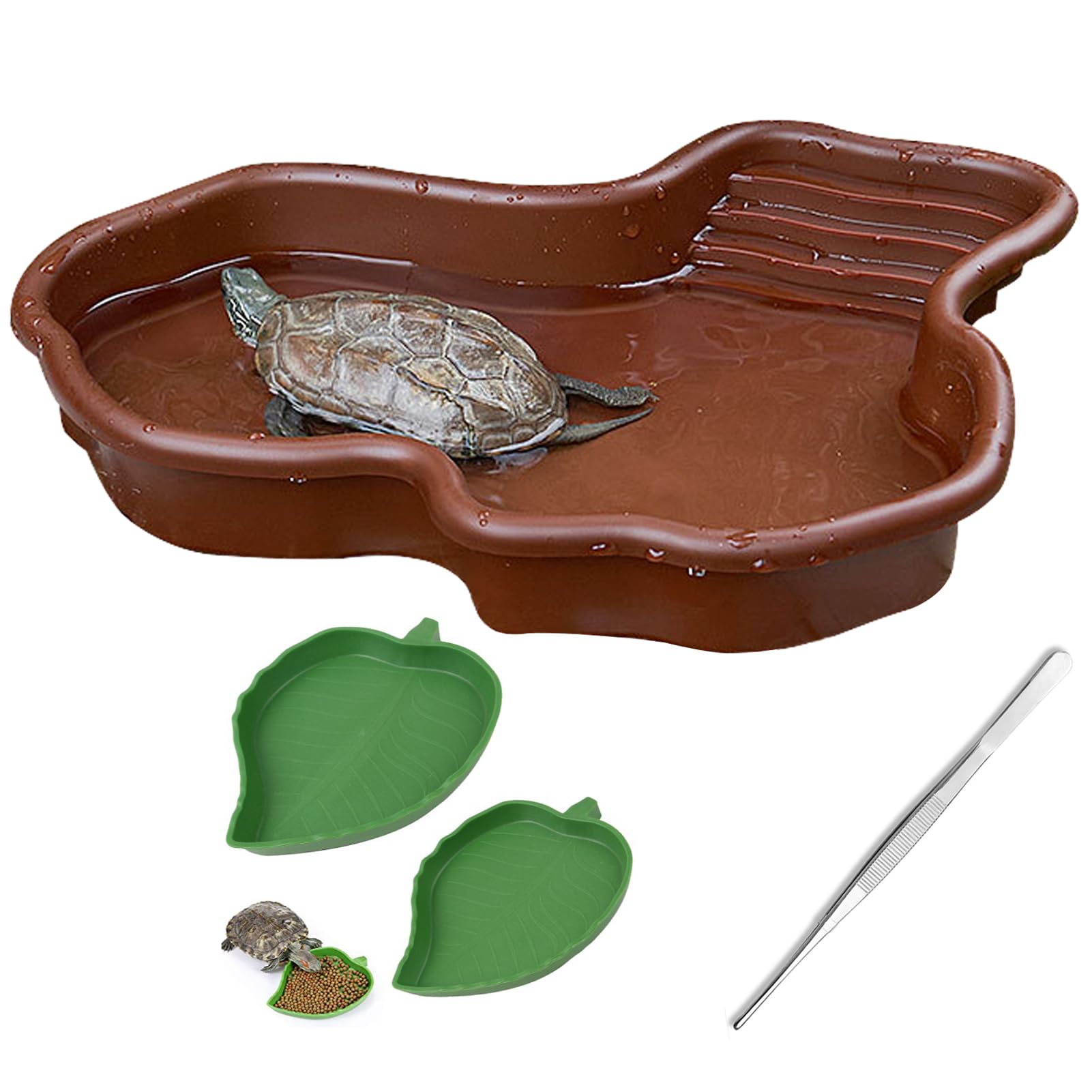 Amazon.com : Reptile Water Pool for Turtle Bathing - Reptile Habitat ...