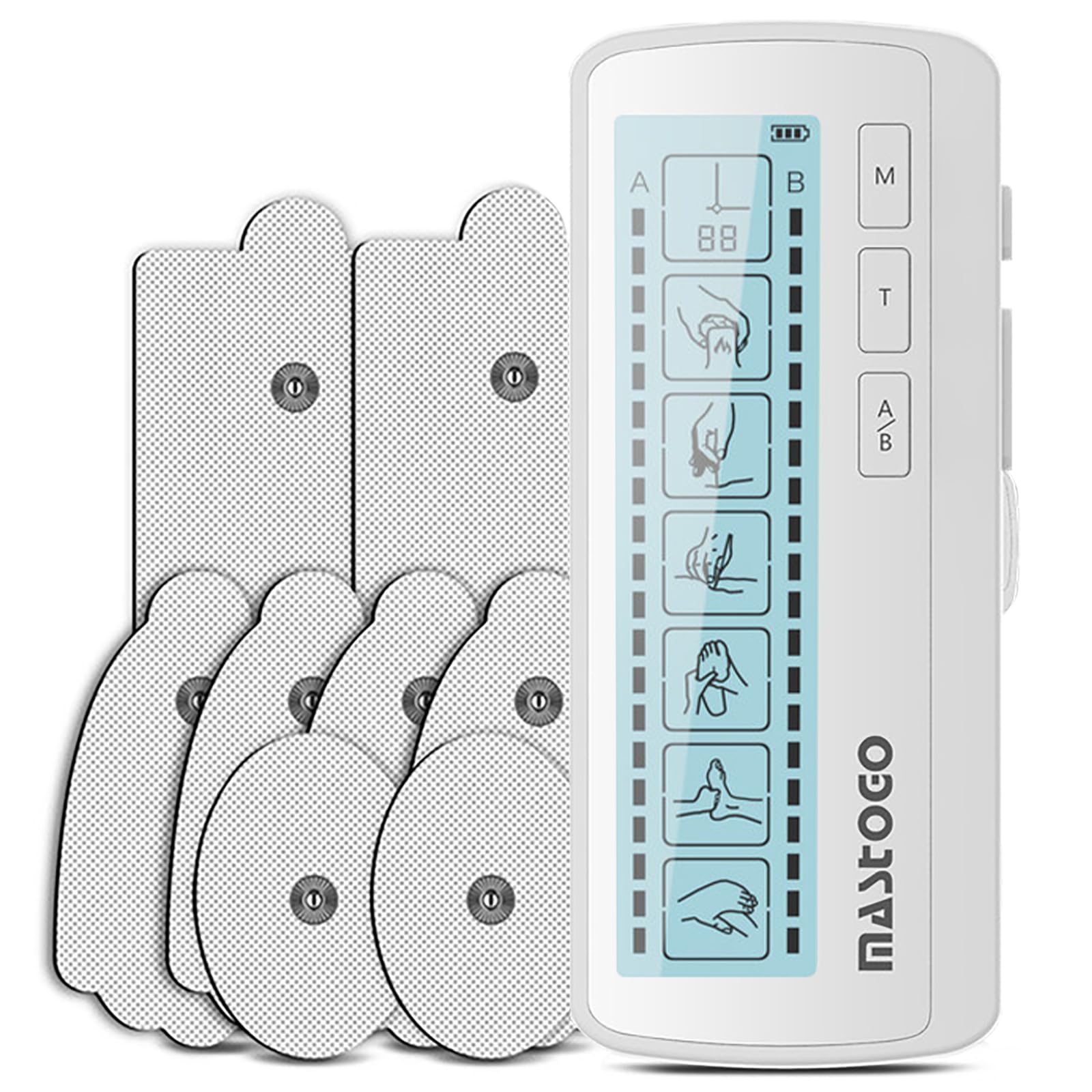 Buy 24 Modes TENS Unit Muscle Stimulator Dual Channel Rechargeable ...
