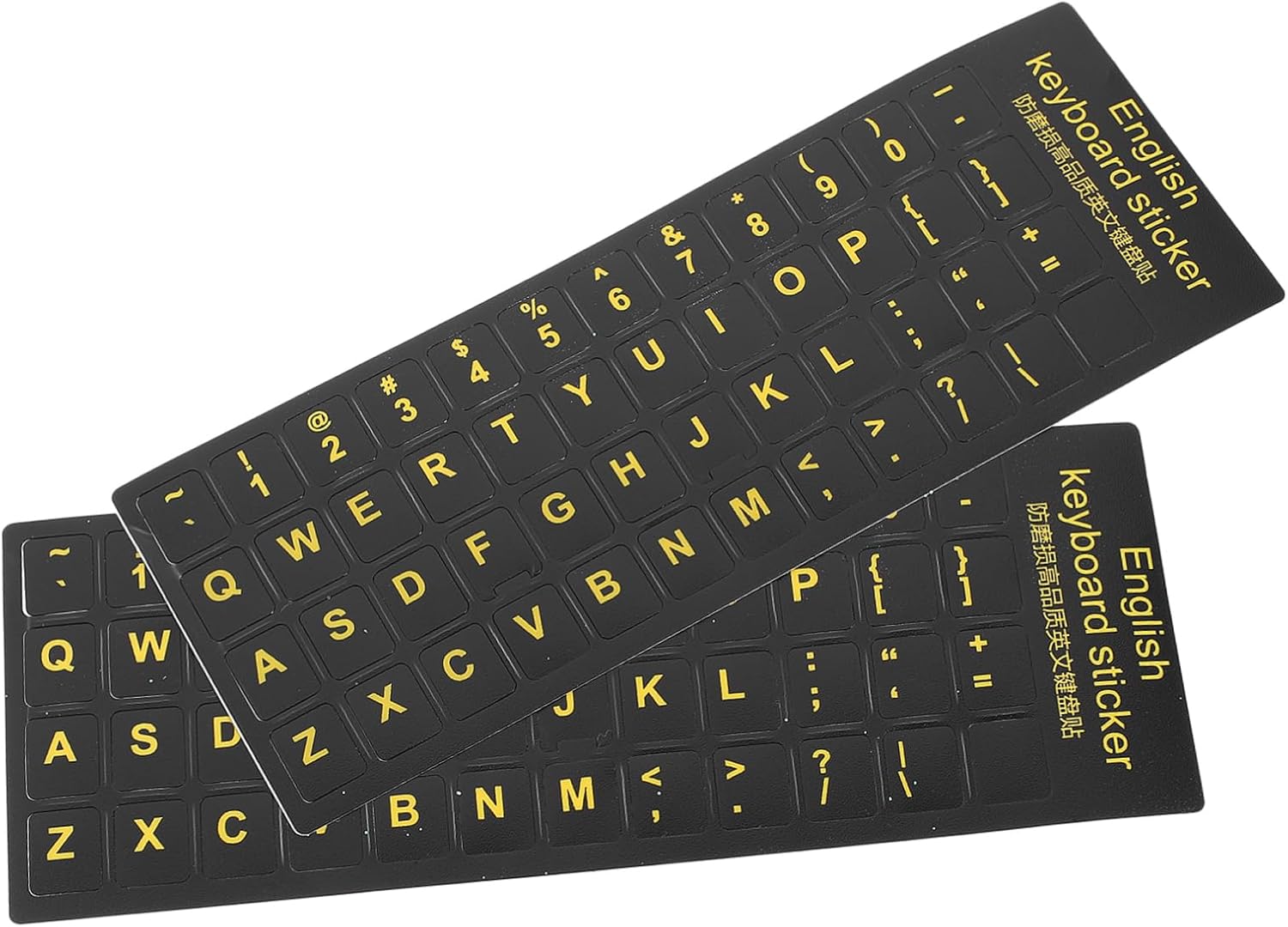 Amazon.com: Gadpiparty 2 Sheets Computer Keyboard Stickers English ...