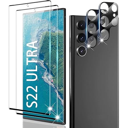 Amazon.com: IMBZBK [3+3 Pack for Samsung Galaxy S22 Ultra 5G Screen ...