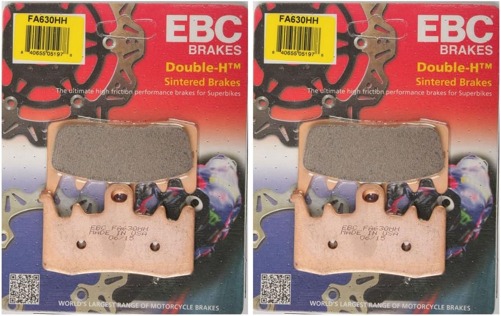 Amazon.com: EBC Double-H Sintered Metal Brake Pads FA630HH (2 Packs ...