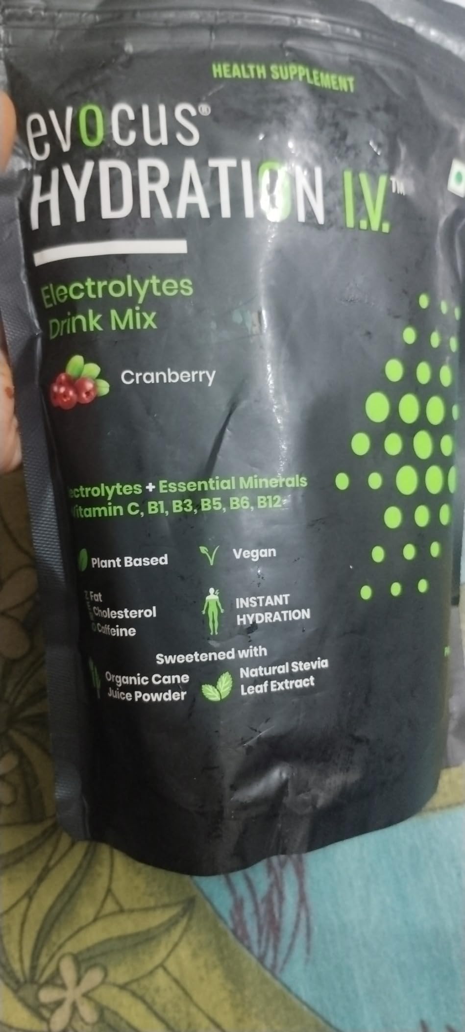 Evocus Hydration IV Electrolyte Drink Mix Powder | Cranberry | Energy ...