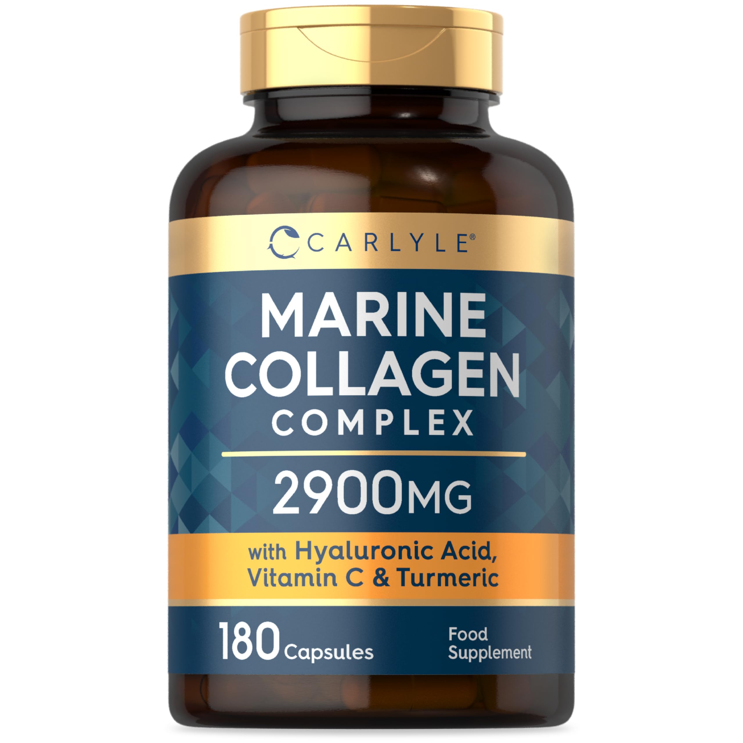 Marine Collagen with Hyaluronic Acid 2900mg | Complex with Vitamins C ...