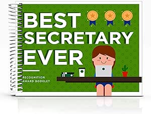 Best Secretary Ever Book - This 24-page Booklet Is The Perfect Thank ...