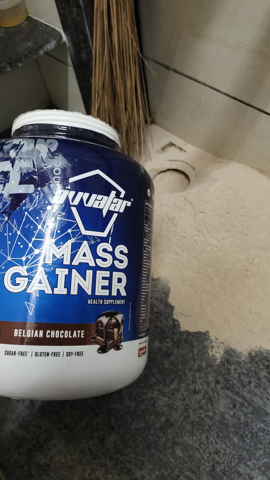 avvatar MASS GAINER WHEY PROTEIN | 2 Kg | Belgian Chocolate Flavour ...