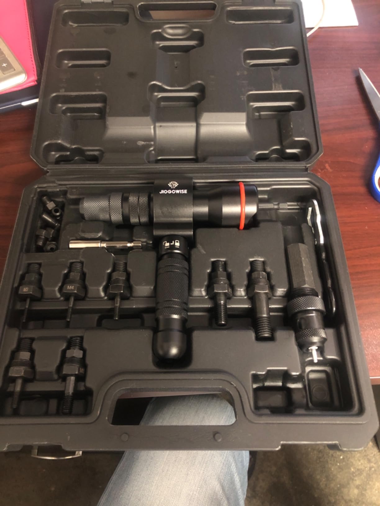 Amazon.com: VORXEON Cordless Rivet Drill Adapter Attachment ...