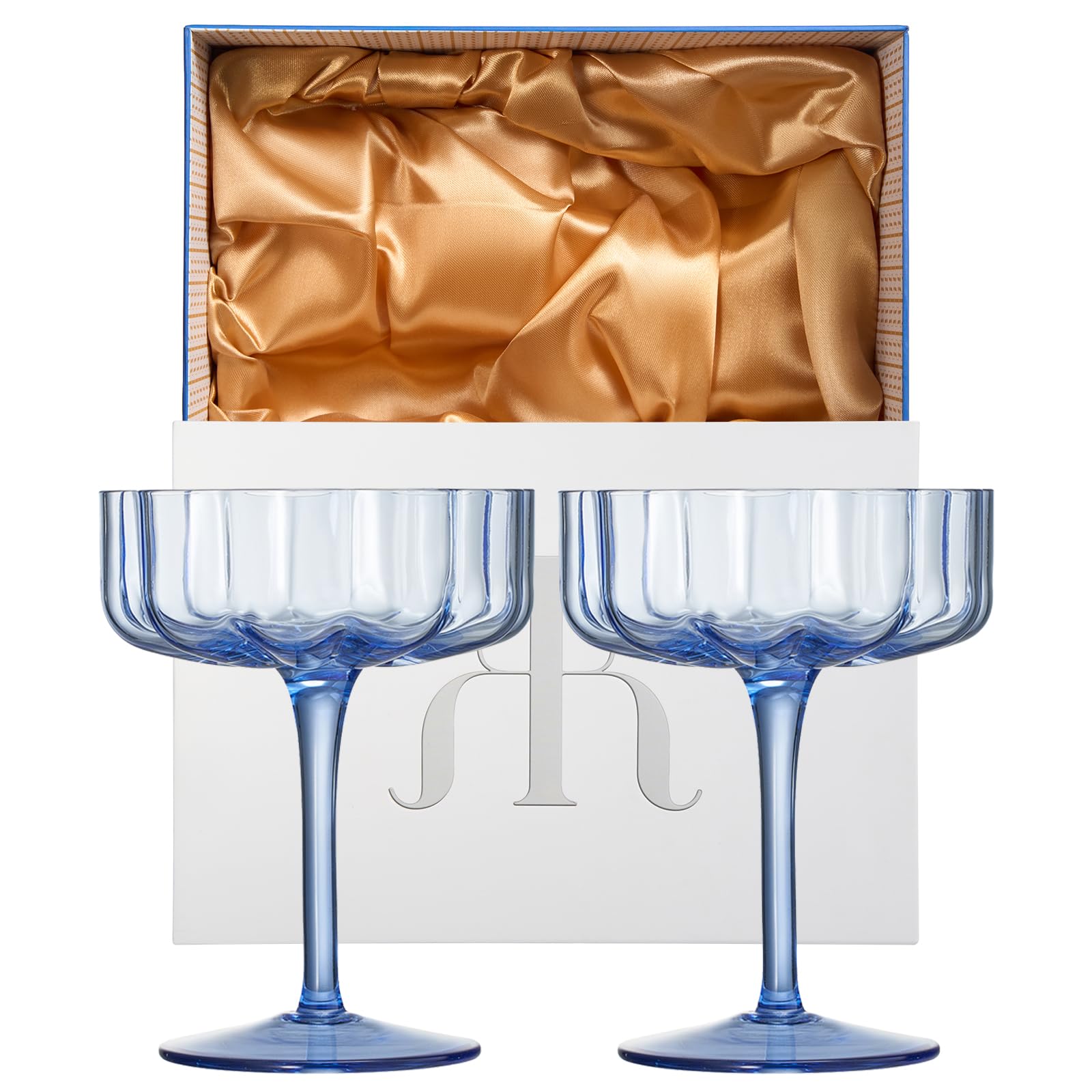 Snapklik.com : Flower Wave Vintage Art Deco Coupe For Champagne ...