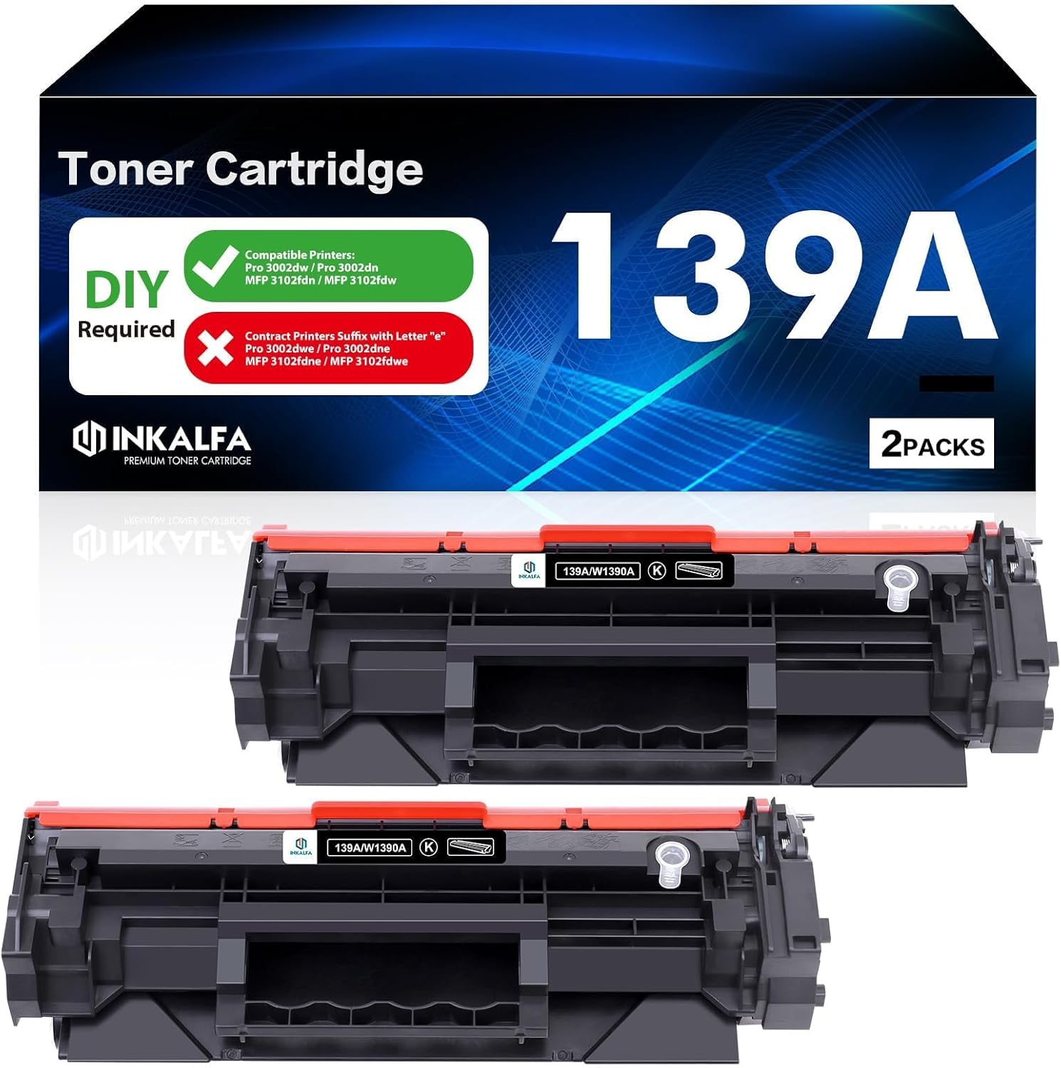 139A 139X Kompatibel für HP 139A 139X W1390A W1390X Laserjet Pro 3002dw ...