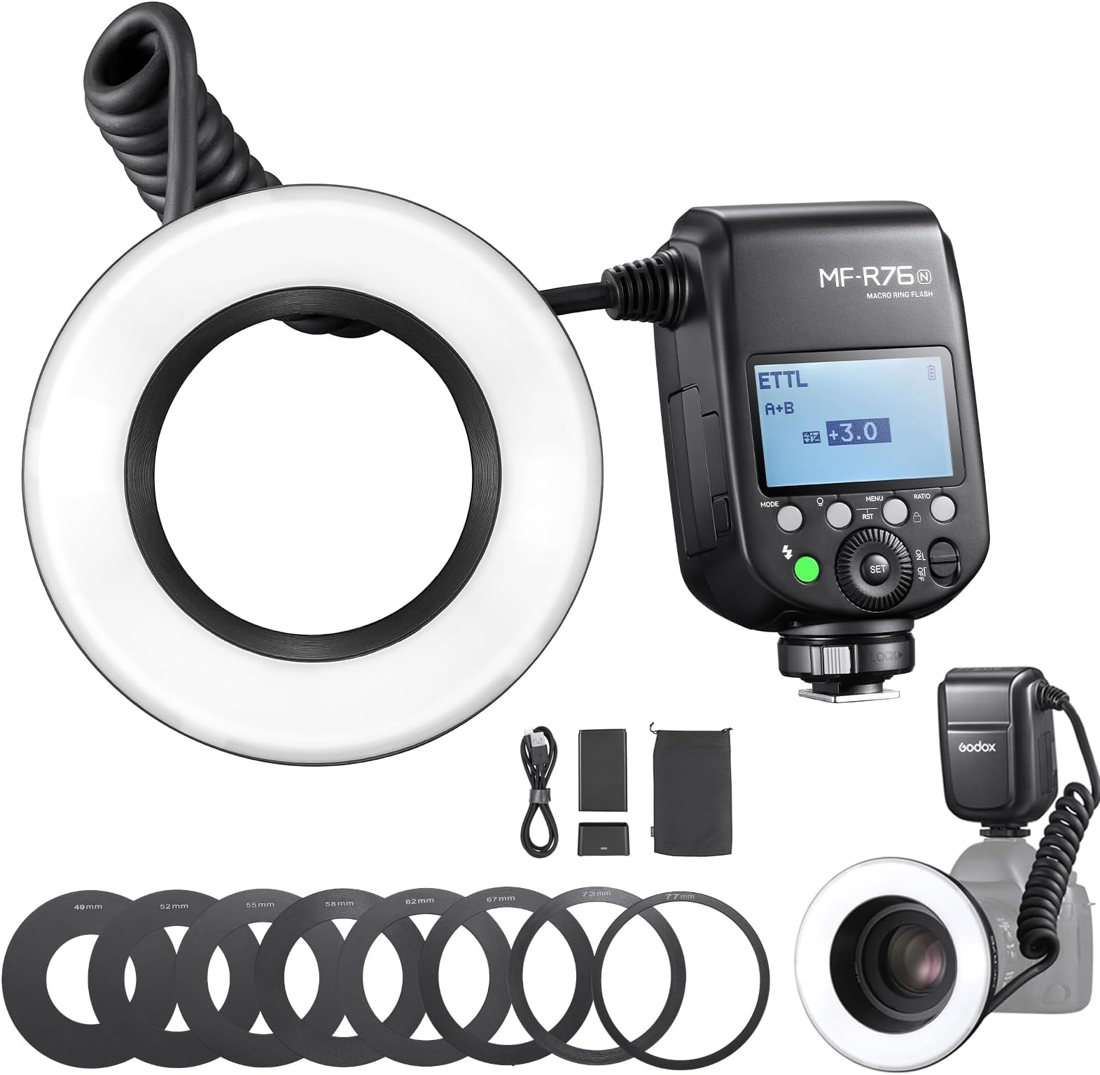 Amazon.com : Sigma EM-140 DG Macro Ring Flash for Canon SLR Cameras ...