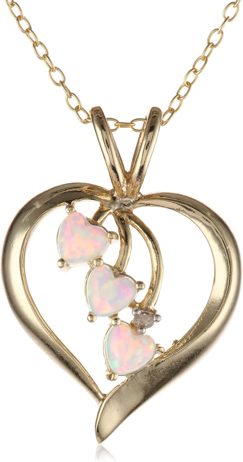 Amazon.com: Amazon Collection Goldtone Finish Silver Diamond-Accent ...