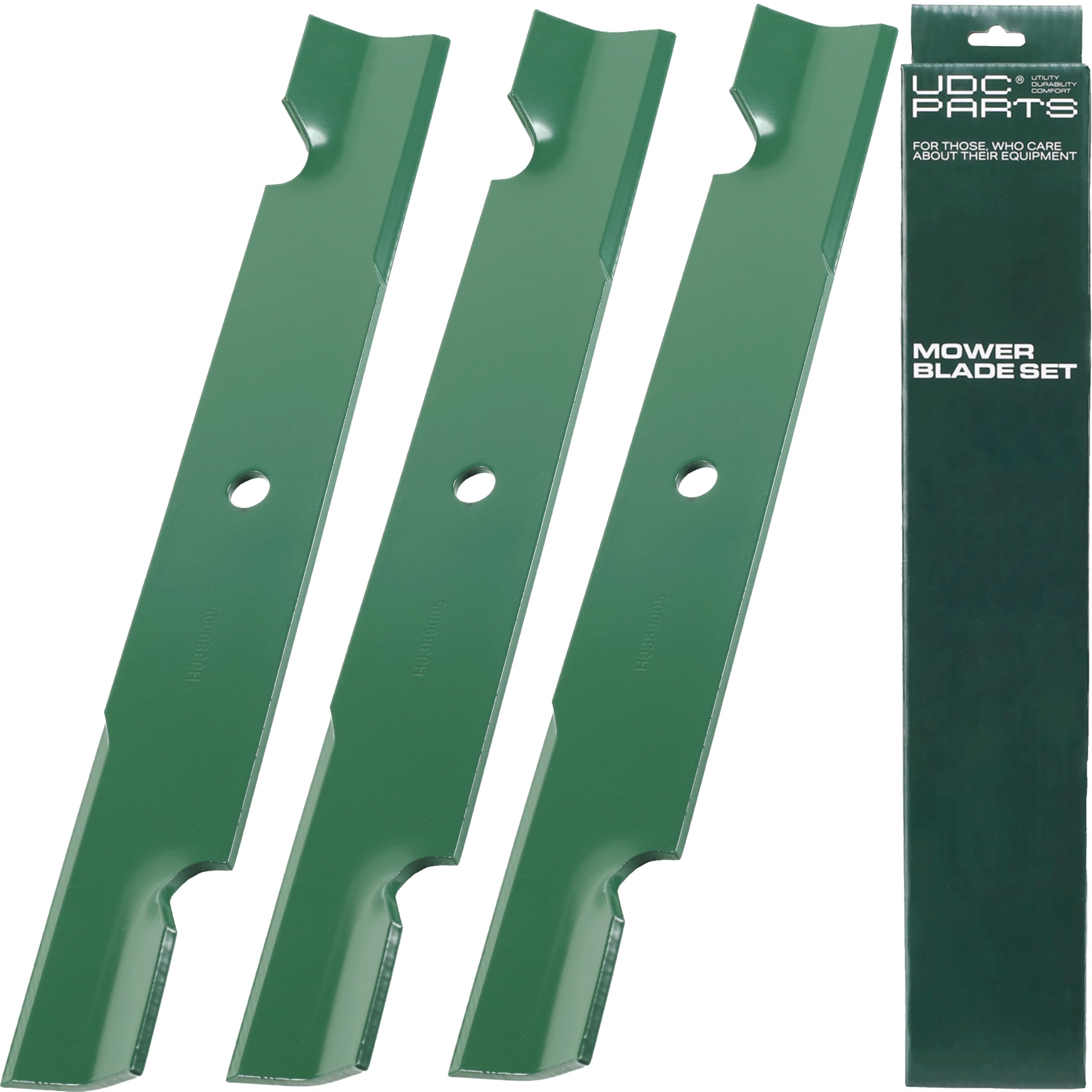 Amazon.com : UDC Parts 038-0005-00 High Lift Mulching Blades 54 Inch ...