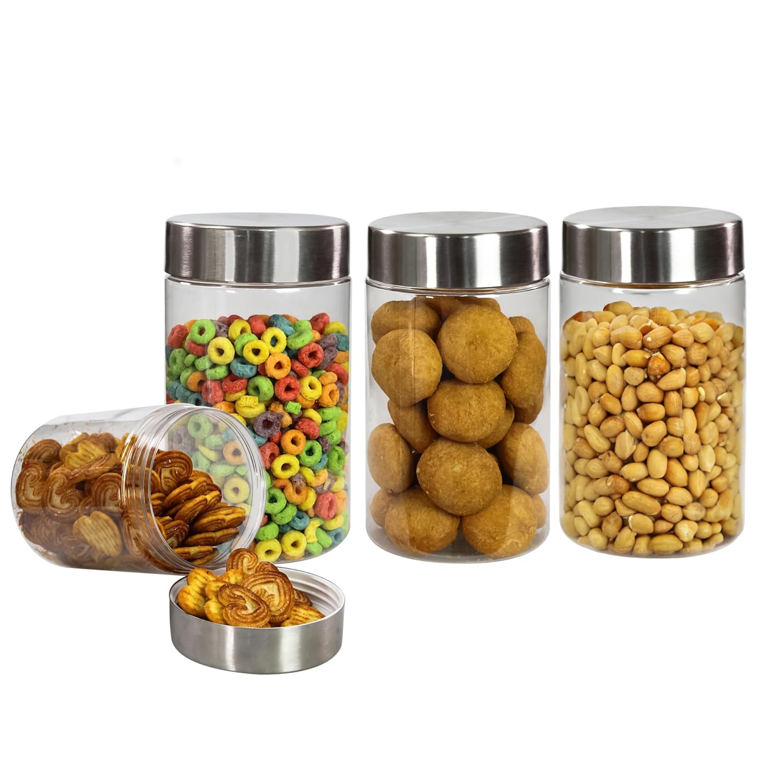 Buy PEARLPET Plus Range Plastic Storage Jars & Containers For Kitchen ...