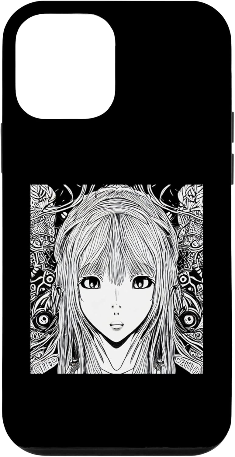 Amazon.com: iPhone 12 mini Manga Girl Illustration Motif colorful artistic Anime Girls Case ...