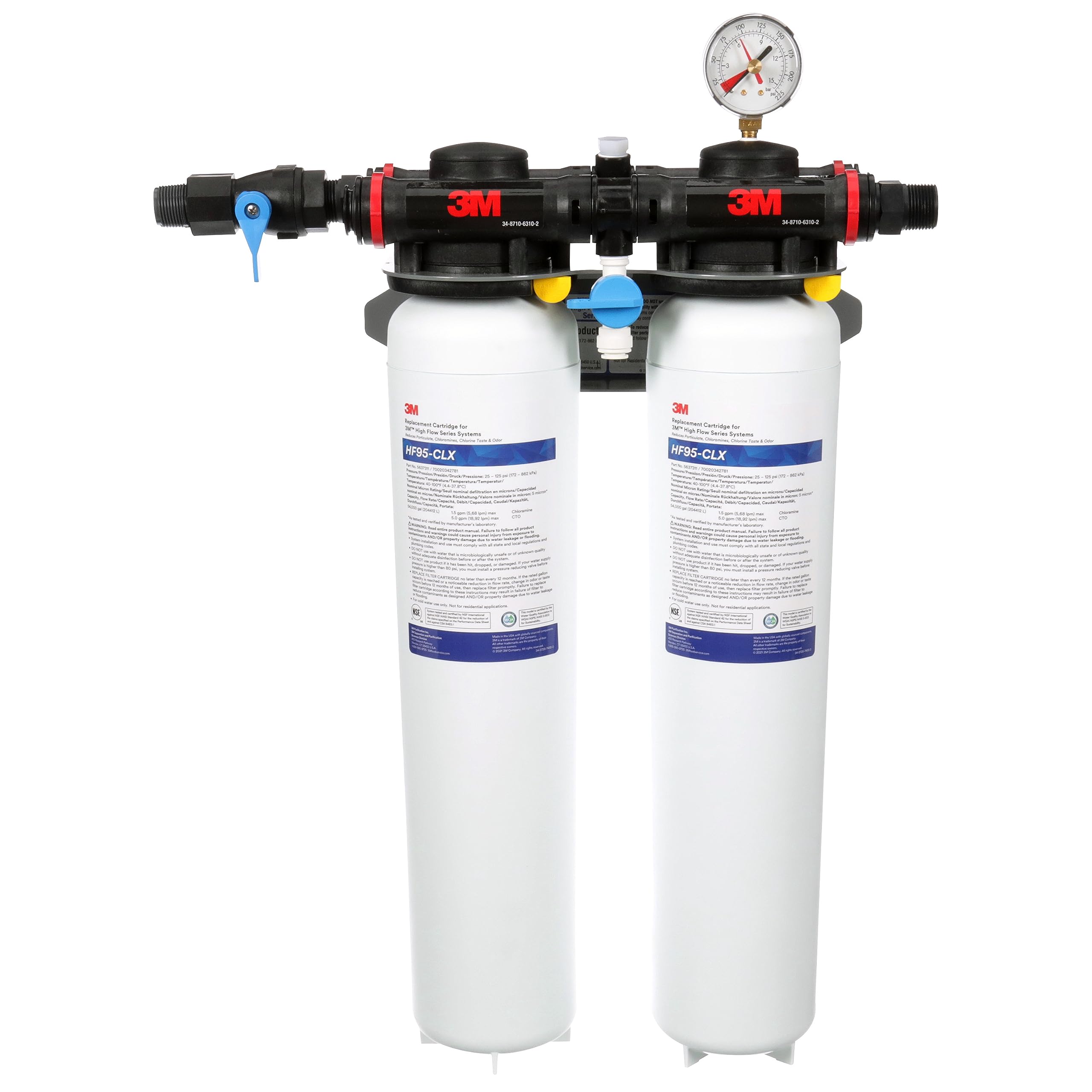 Amazon.com: 3M High Flow Series Filter System HF295-CLX, 5627503, For ...