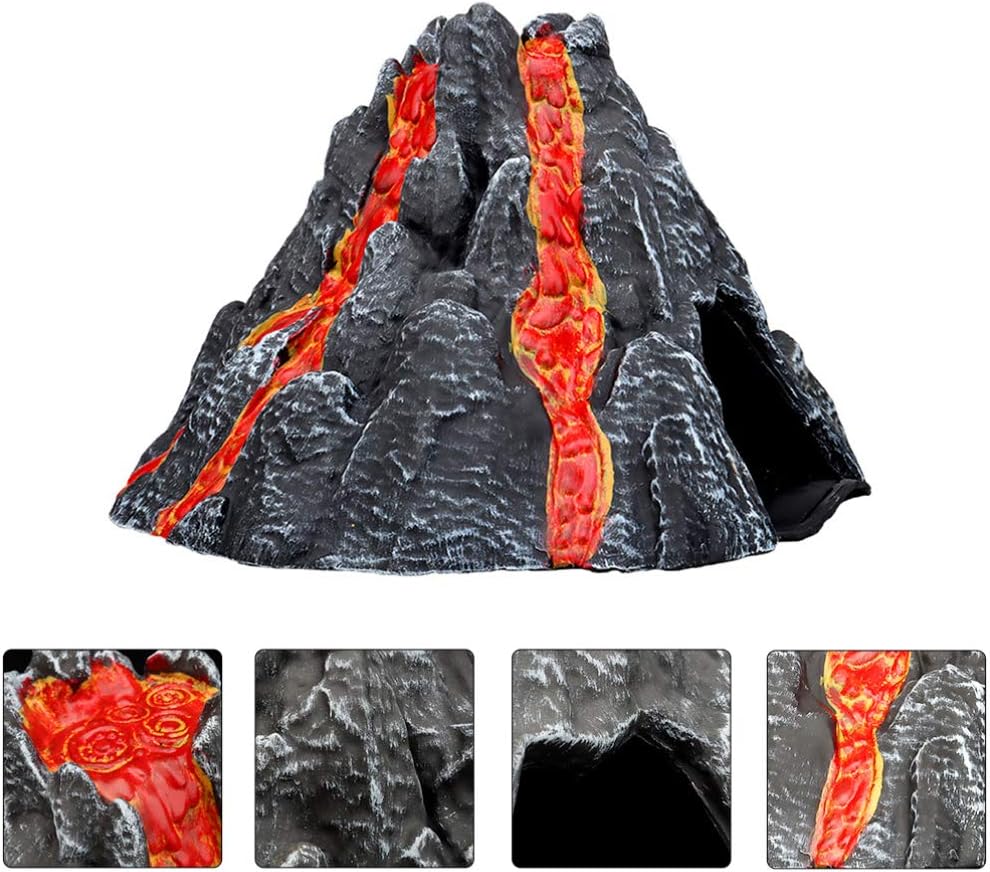 Toddmomy Volcano Model Dinosaur Toys Volcano Dinosaur Playset Erupting ...